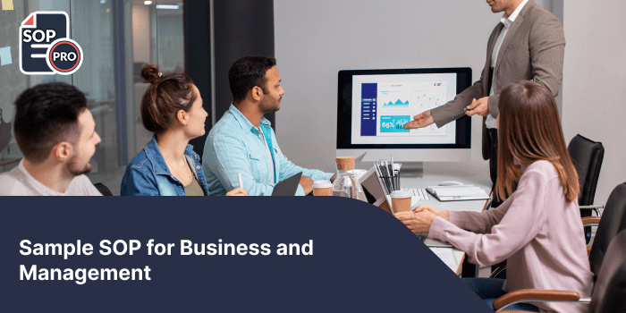 Sample SOP for Business and Management - SOP Pro